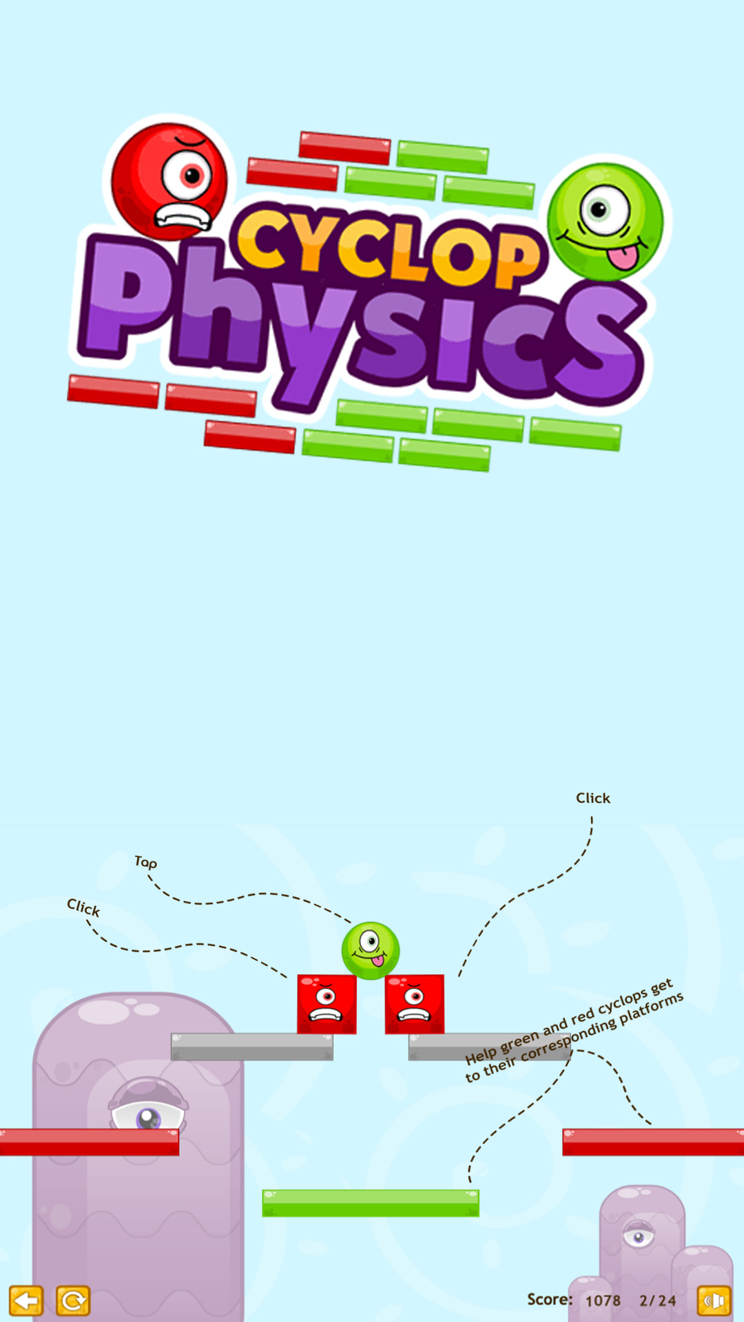Play Cyclop Physics Game Online Now for Free on Hungama